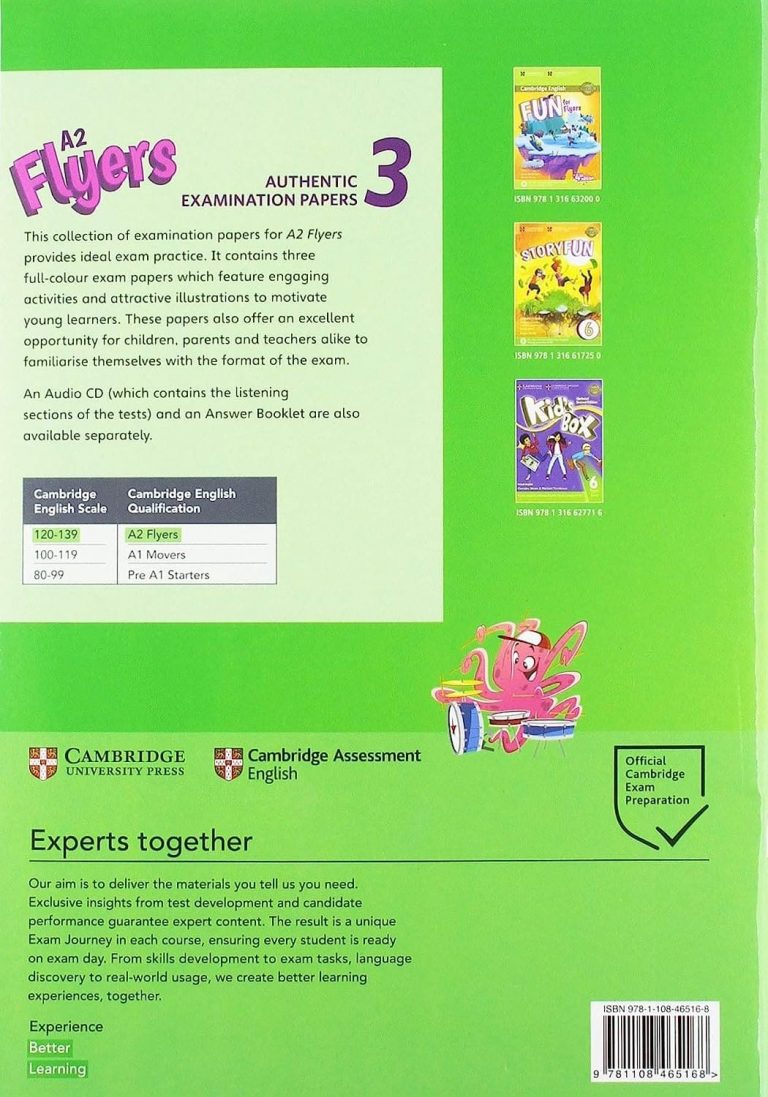 Cambridge English A2 Flyers 3 Student's Book: Authentic Examination ...